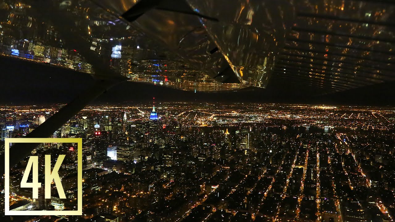 Takeoff & Landing Dark Screen Airplane White Noise Ambience | Cessna ...
