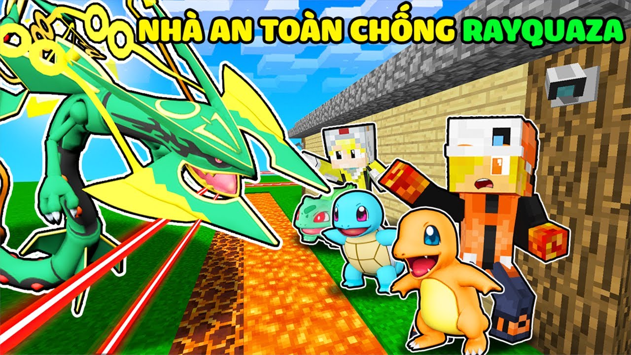 JACKVN THỬ THÁCH 24H BẢO VỆ NHÀ AN TOÀN BẰNG BỘ 3 KANTO CHỐNG RỒNG THẦN ...