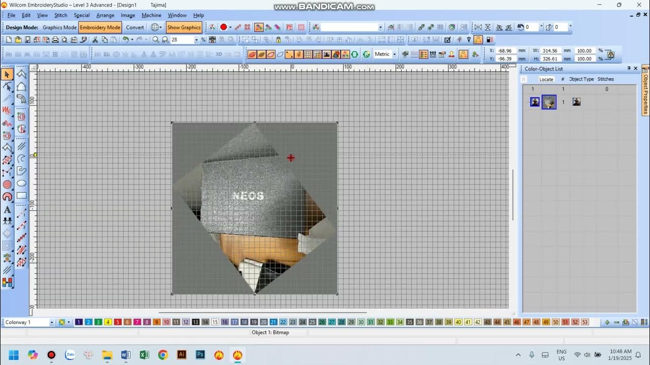 DỄ DÀNG Thay đổi kích thước và xoay hình ảnh khi thiết kế trên Wilcom - YouTube