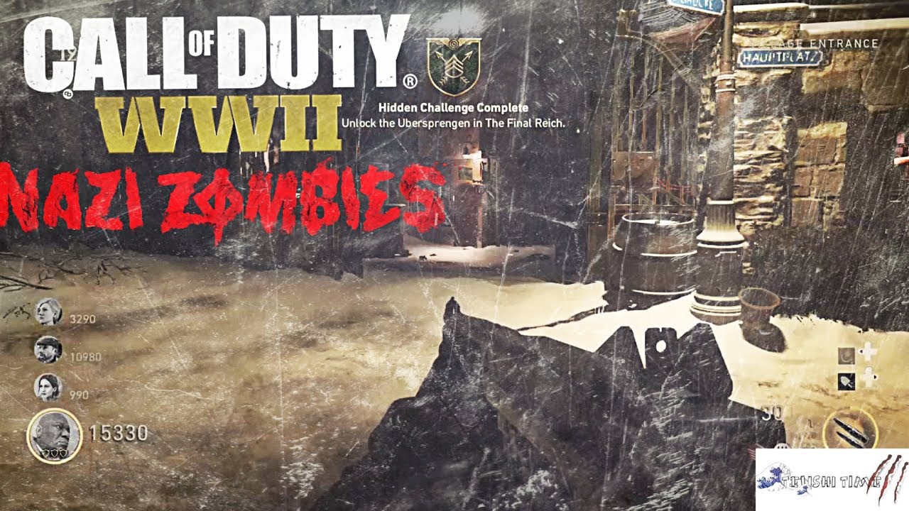Cod ww2 best Nazi zombie gameplay - YouTube