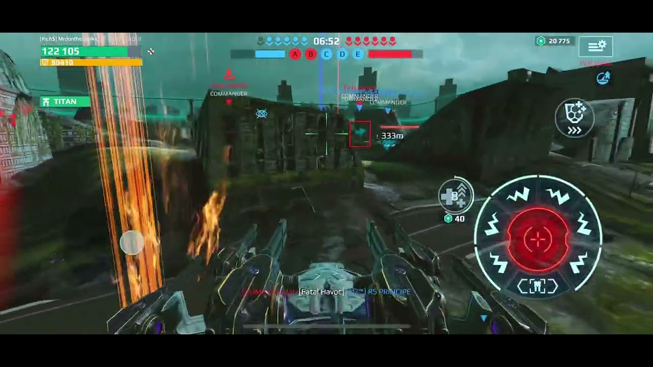 War Robots Gameplay Using the OP Bots and one Rook Titan against these ...