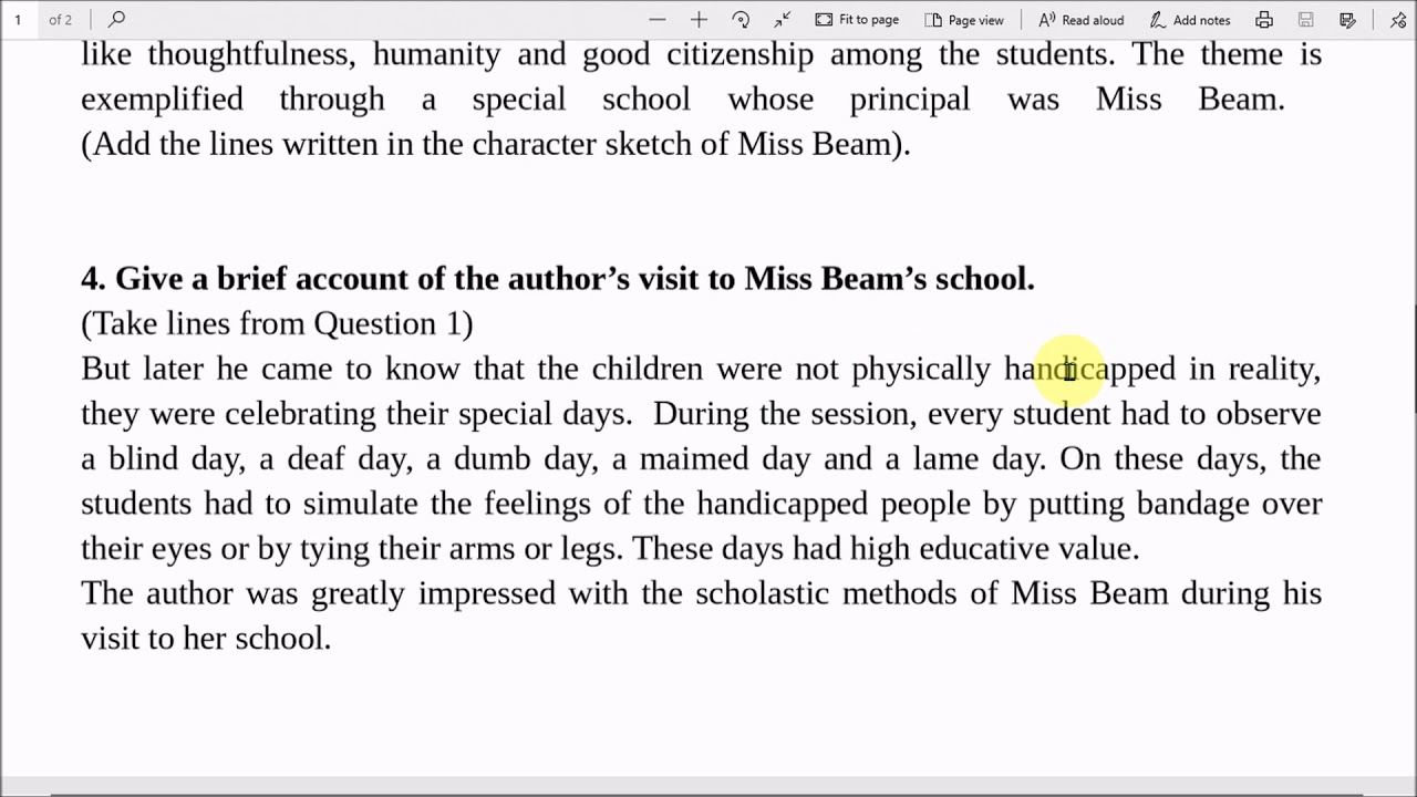 School For Sympathy Long Answer Questions Class 12th General school-for-sympathy-long-answer-questions-class-12th-general