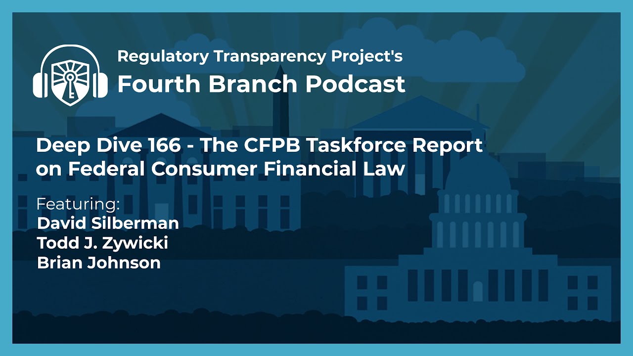 The CFPB Taskforce Report on Federal Consumer Financial Law - YouTube