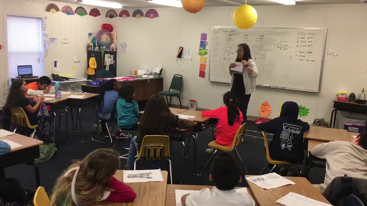 Ms Yang Teaching her Students - YouTube
