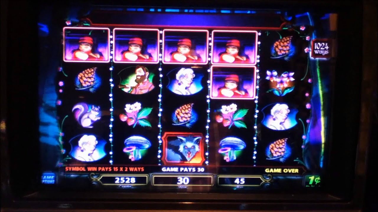 MISS RED Penny Video Slot Machine RED RIDING HOOD WIN COLLECTION Las ...