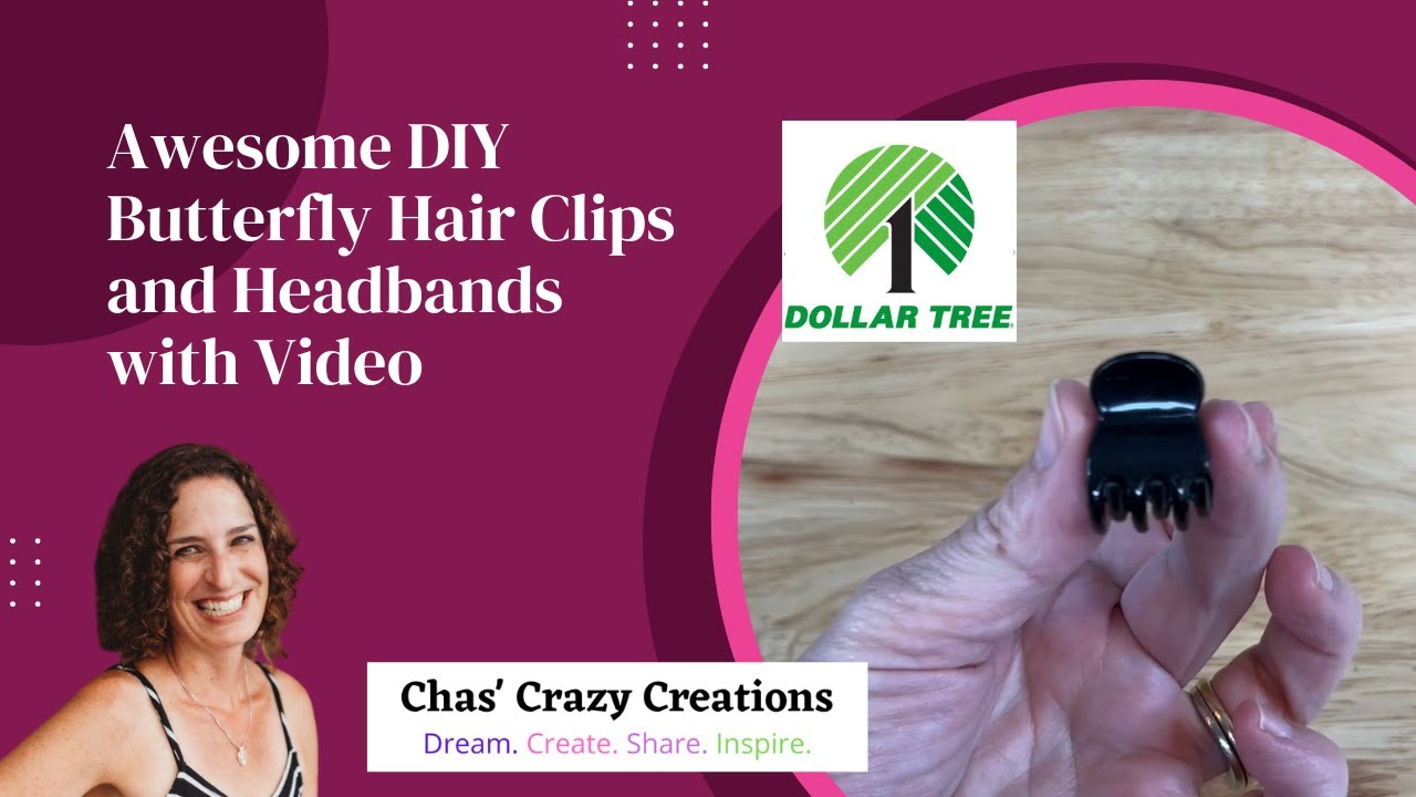 Awesome DIY Butterfly Hair Clips and Headbands with Video - YouTube