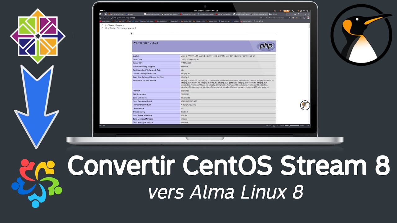 Convertir CentOS Stream 8 vers Alma Linux 8 : Explications et Tuto ...