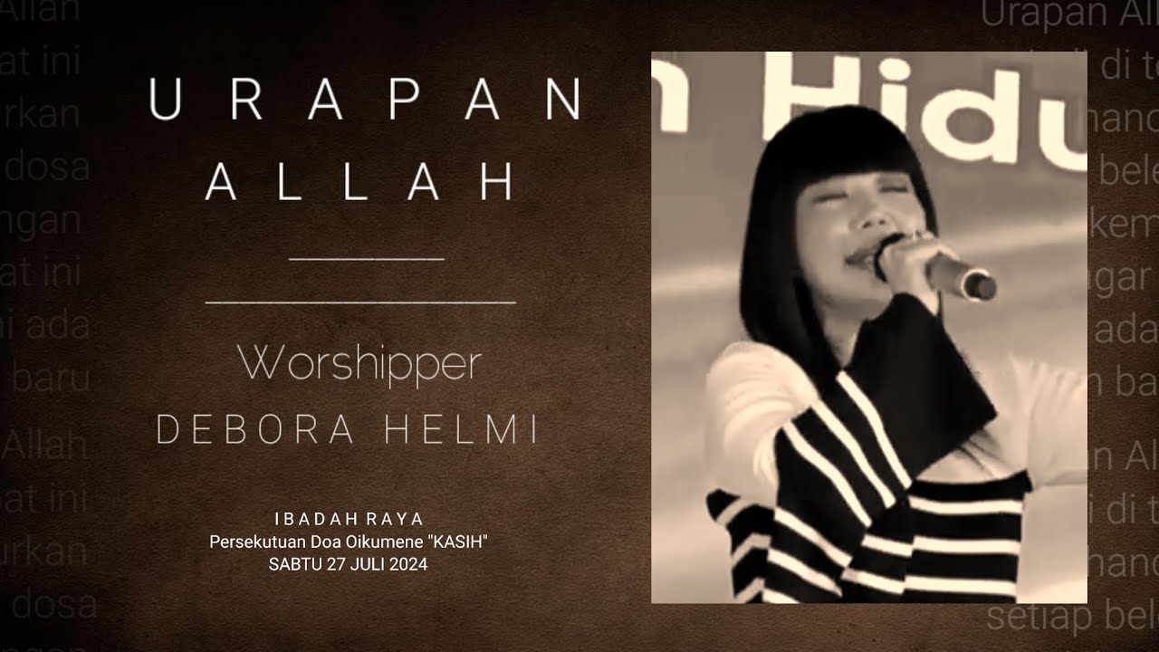 Urapan Allah - Lagu Rohani - Lagu Penyembahan - Debora Helmi - YouTube