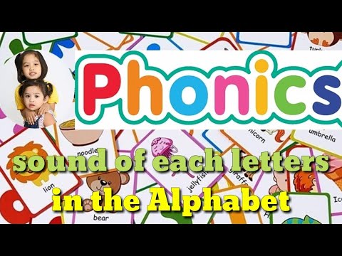 Sound of Letters in the Alphabet | Tutorial - YouTube