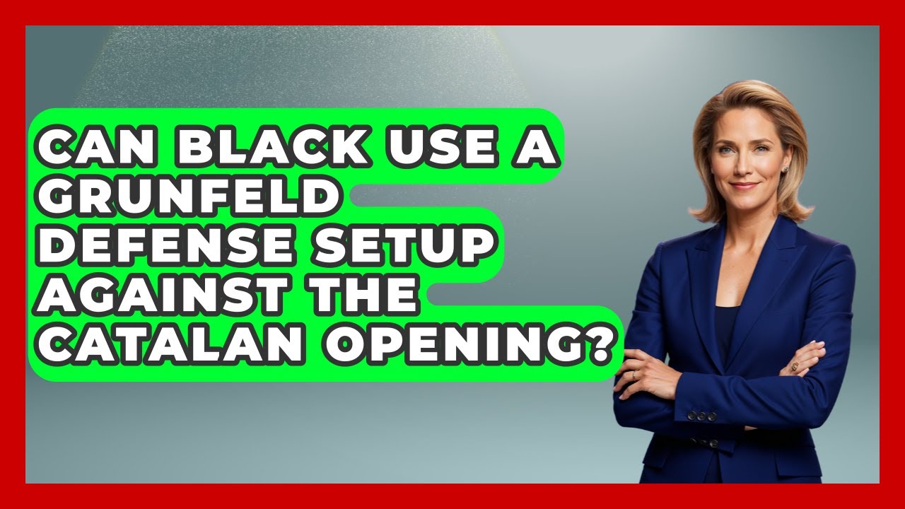 Can Black Use A Grunfeld Defense Setup Against The Catalan Opening ...