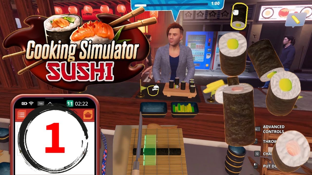 New Sushi master in town - Cooking Simulator Sushi - YouTube