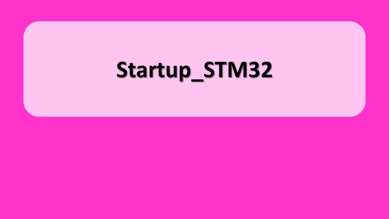 002 Startup_stm32 - Diagrama do Processo de Build - YouTube