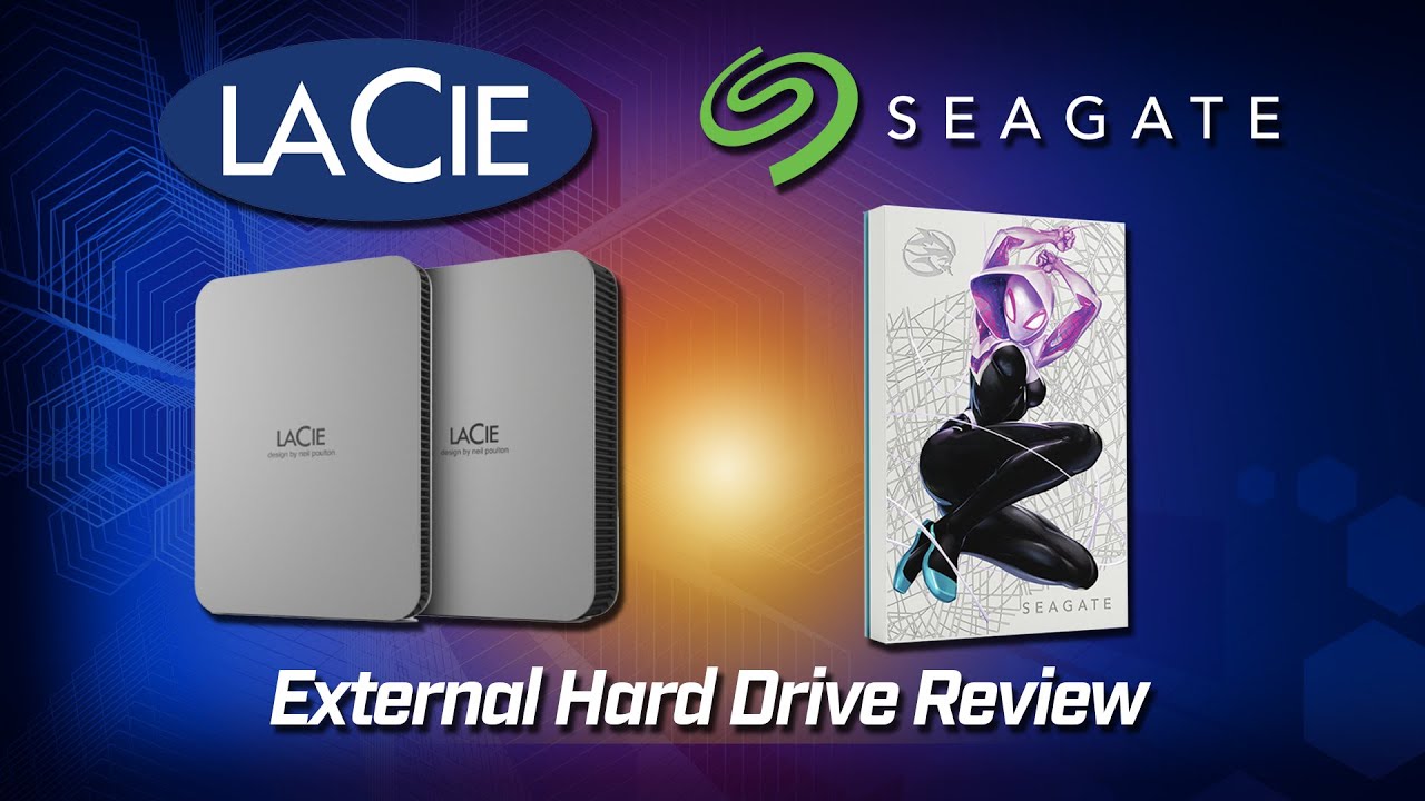 Seagate Gaming Ghost-Spider External Hard Drive & Lacie Mobile Drivem ...