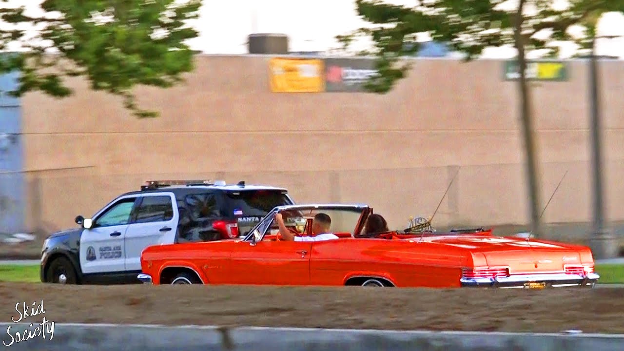 Lowriders and Classic Cars Cruising in California - YouTube