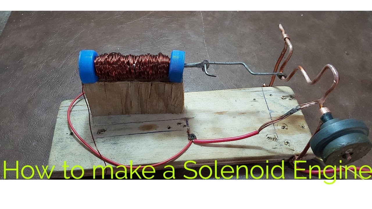 How to make a Solenoid Engine - YouTube