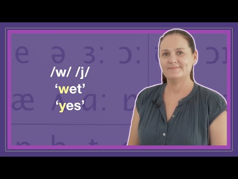English Pronunciation 33: The /w/ and /j/ sounds