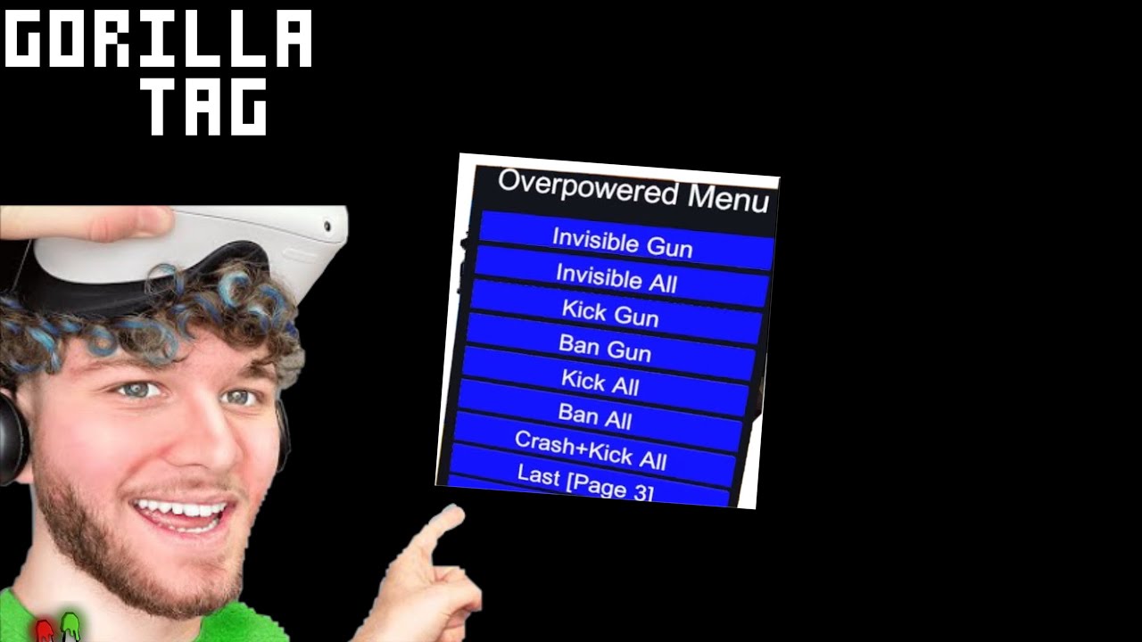 How to download mod menu in gorilla tag (Need Steam VR) - YouTube