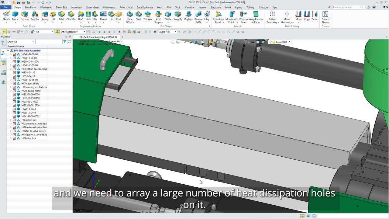 ZW3D 2025 : Pattern Feature Improvements - YouTube