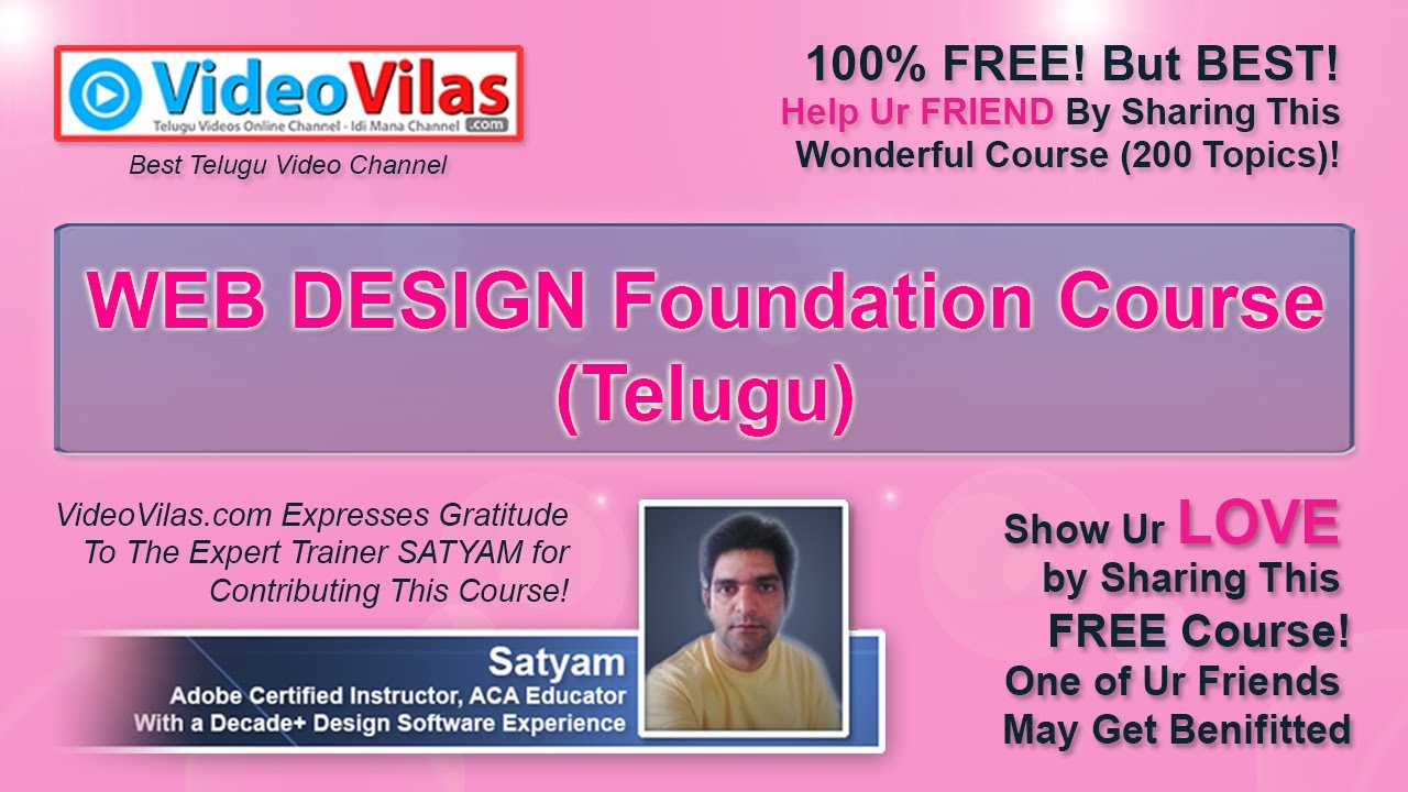 Web Design Foundations (Telugu) | Internet Basics, Web Dev Basics & Networking Basics - YouTube