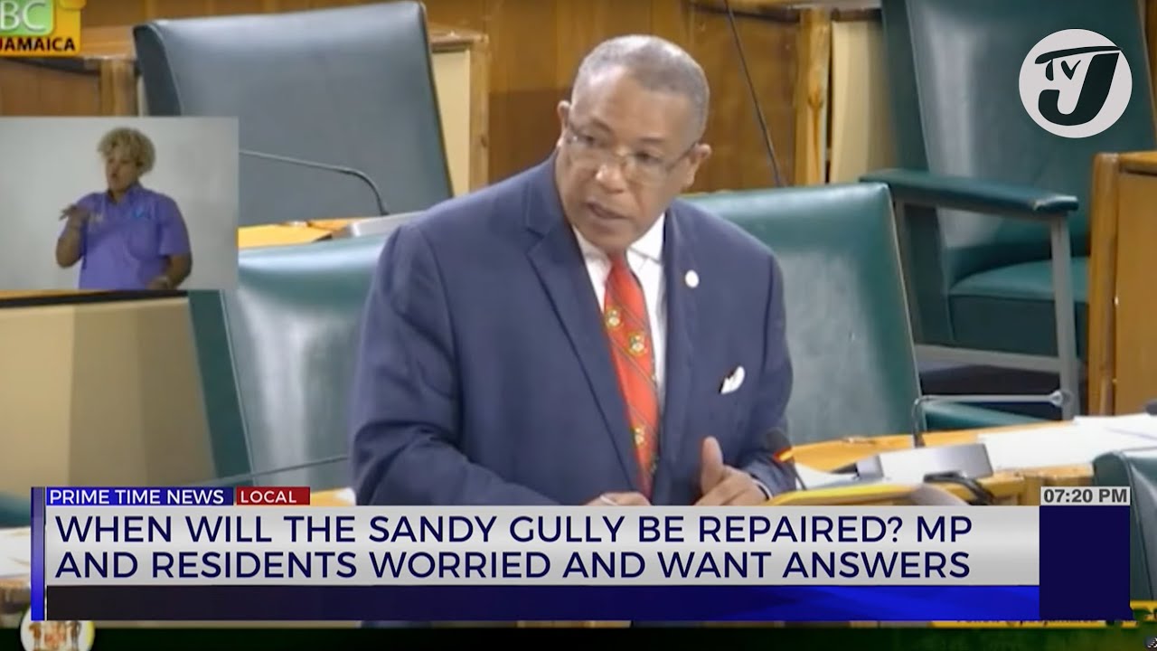 When will the Sandy Gully be Repaired? MP and Residents Worried and ...
