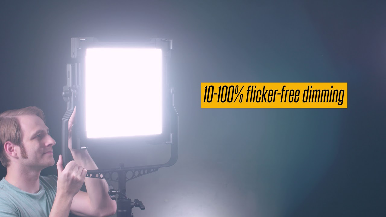 The Genaray S-12 Square Sun 1x1' Bi-Color LED Panel - YouTube
