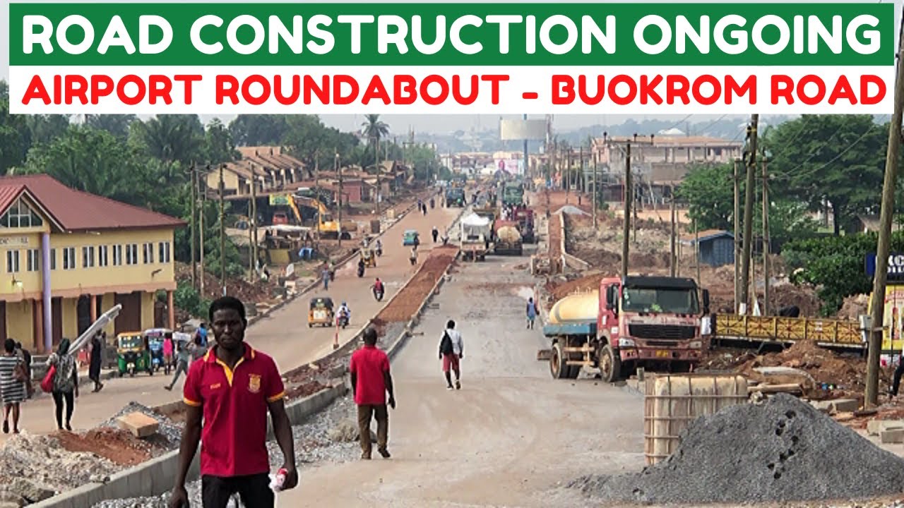 Airport Roundabout - Buokrom Road Construction Ongoing. - YouTube