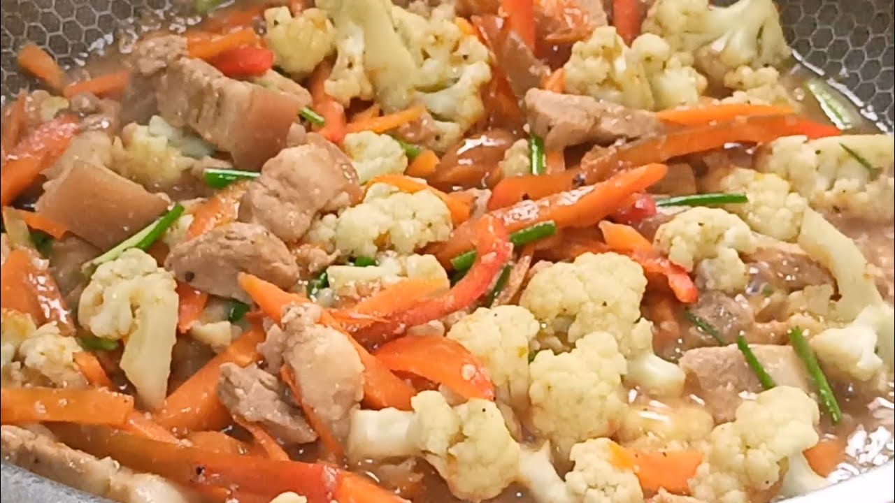 GANITO GAWIN MO SA CAULIFLOWER MASARAP NA HEALTHY PA // GINISANG ...