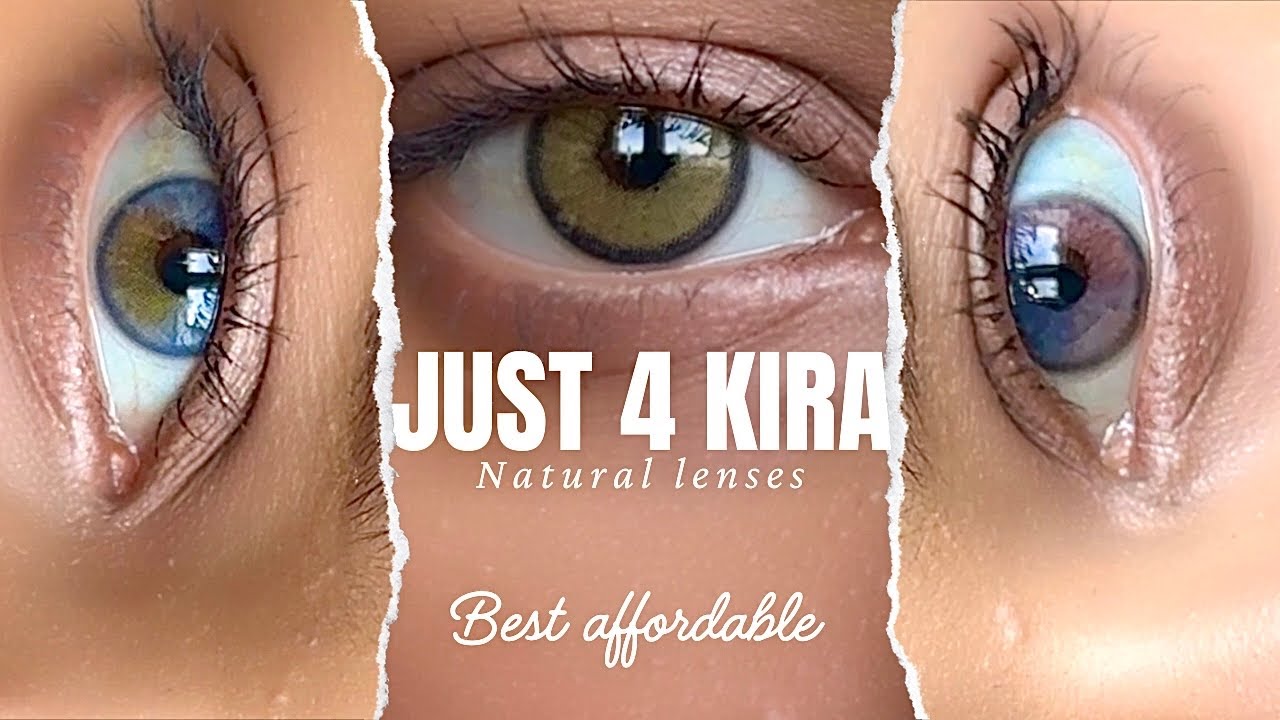 BEST NATURAL LENSES FOR DARK EYES || *VIRAL* Just4kira contact lenses ...
