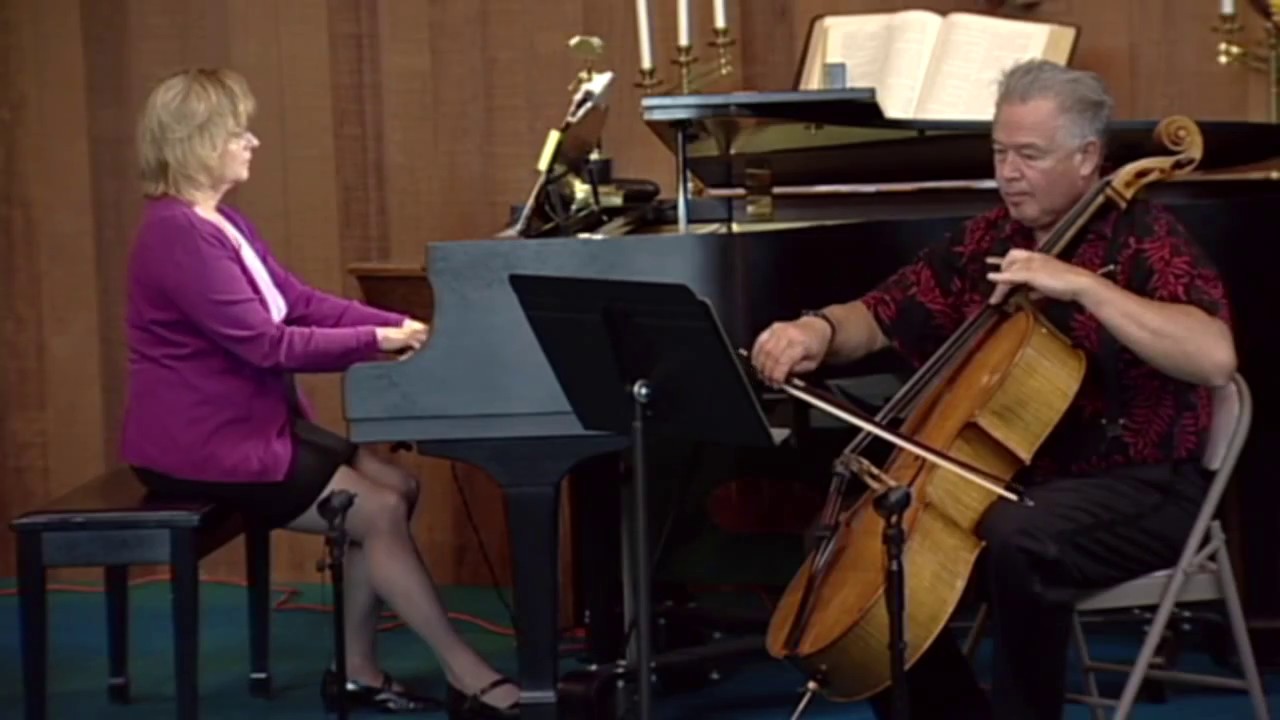Stephen and Anne Millington, Cellos with LuAnn Higgs, Piano - YouTube