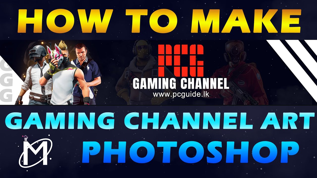How to make a CHANNEL ART - YouTube