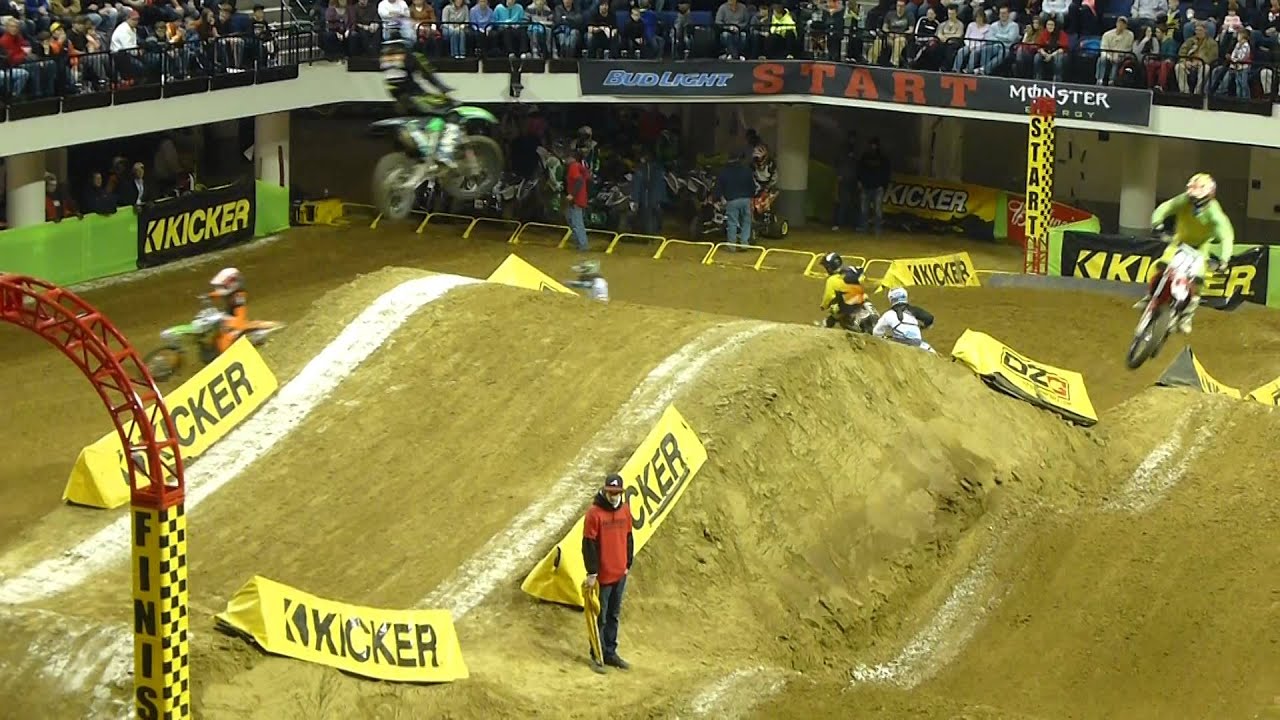 Kicker Arena Cross 250cc pro class US Cellular 1/4/14 - YouTube