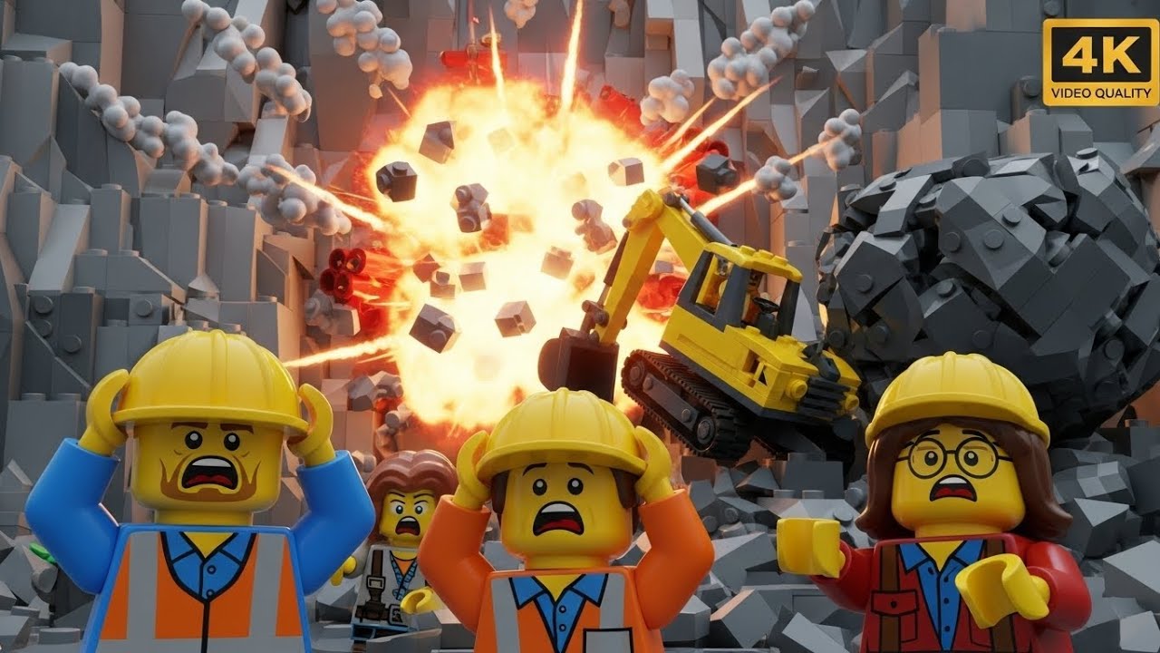 Dynamite Explosion Goes Wrong at LEGO City Quarry! 🧨💥⛰️ - YouTube