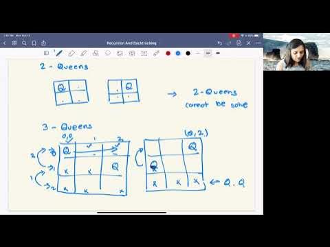 Simple way to understand Recursion and Backtracking with N Queen game - YouTube