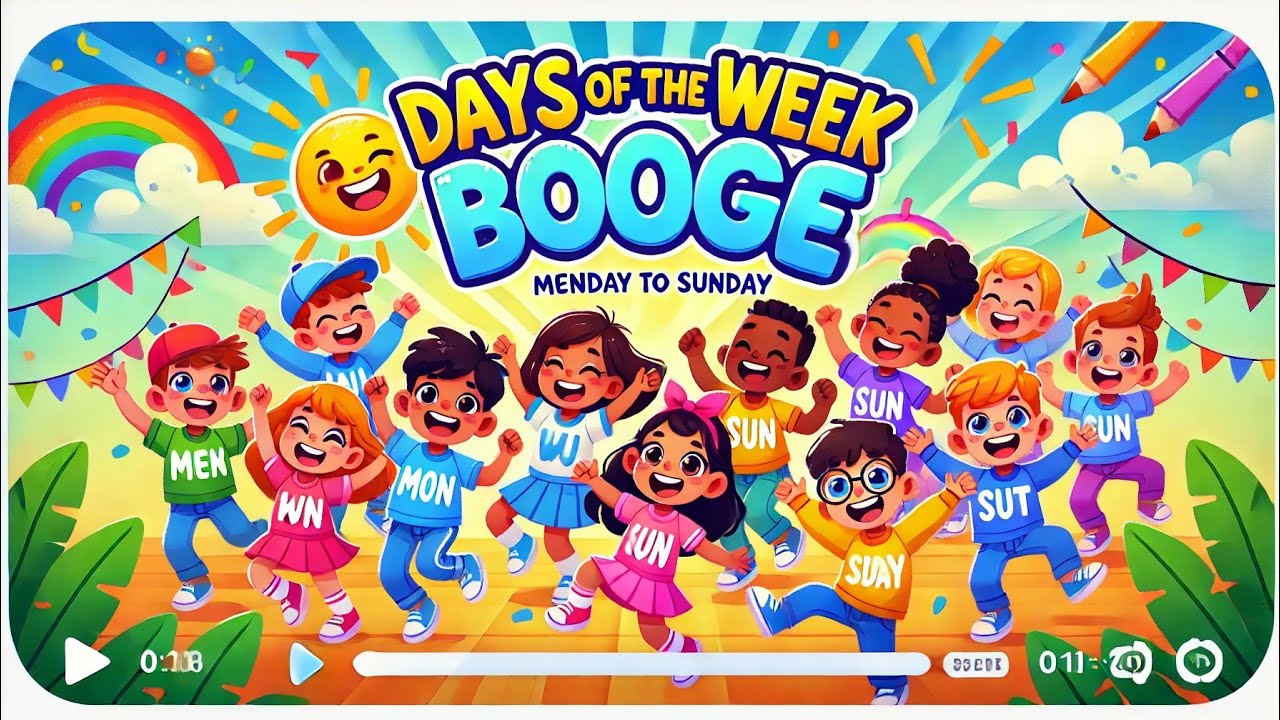 Days of the Week Boogie | Days Of The Week | Toddler Songs | # ...