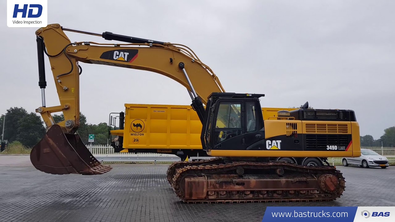 70097119 Caterpillar 349D LME - YouTube
