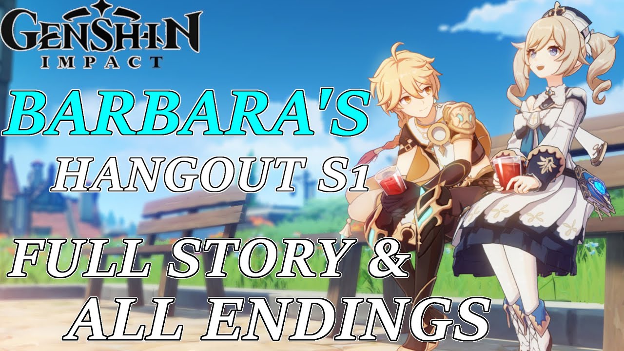 Genshin Impact - Barbara's Hangout Event S1: Wellspring of Healing ...