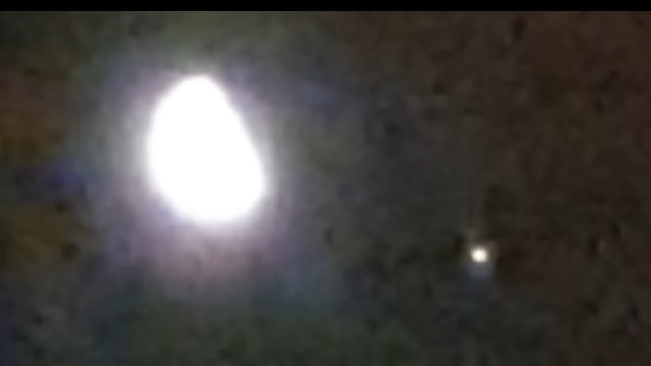 2 GHOSTLY MOONS SURROUNDED BY SUPERNATURAL WHITE LIGHT - A LIGHT GOES ...