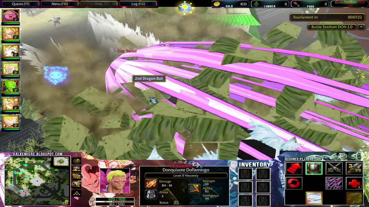 Doflamingo God thread and Flap Thread skill test - YouTube