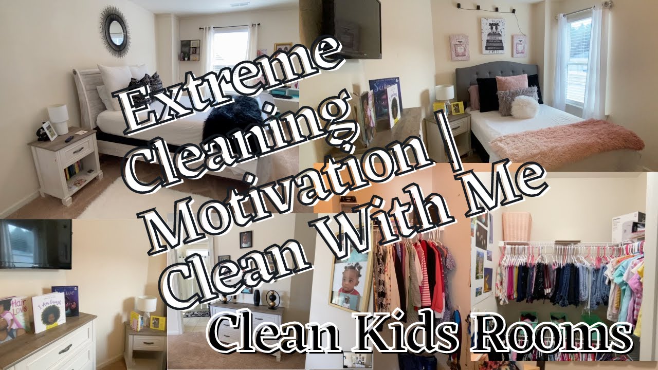 Extreme Spring Cleaning Motivation 2023 | Clean Kids Rooms | Bonus Room ...