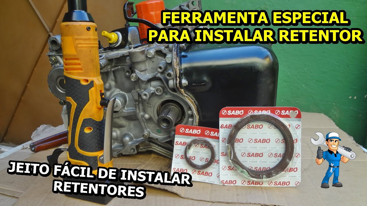 FERRAMENTA PARA INSTALAR RETENTOR - Dica de Mecânica - COMO INSTALAR ...
