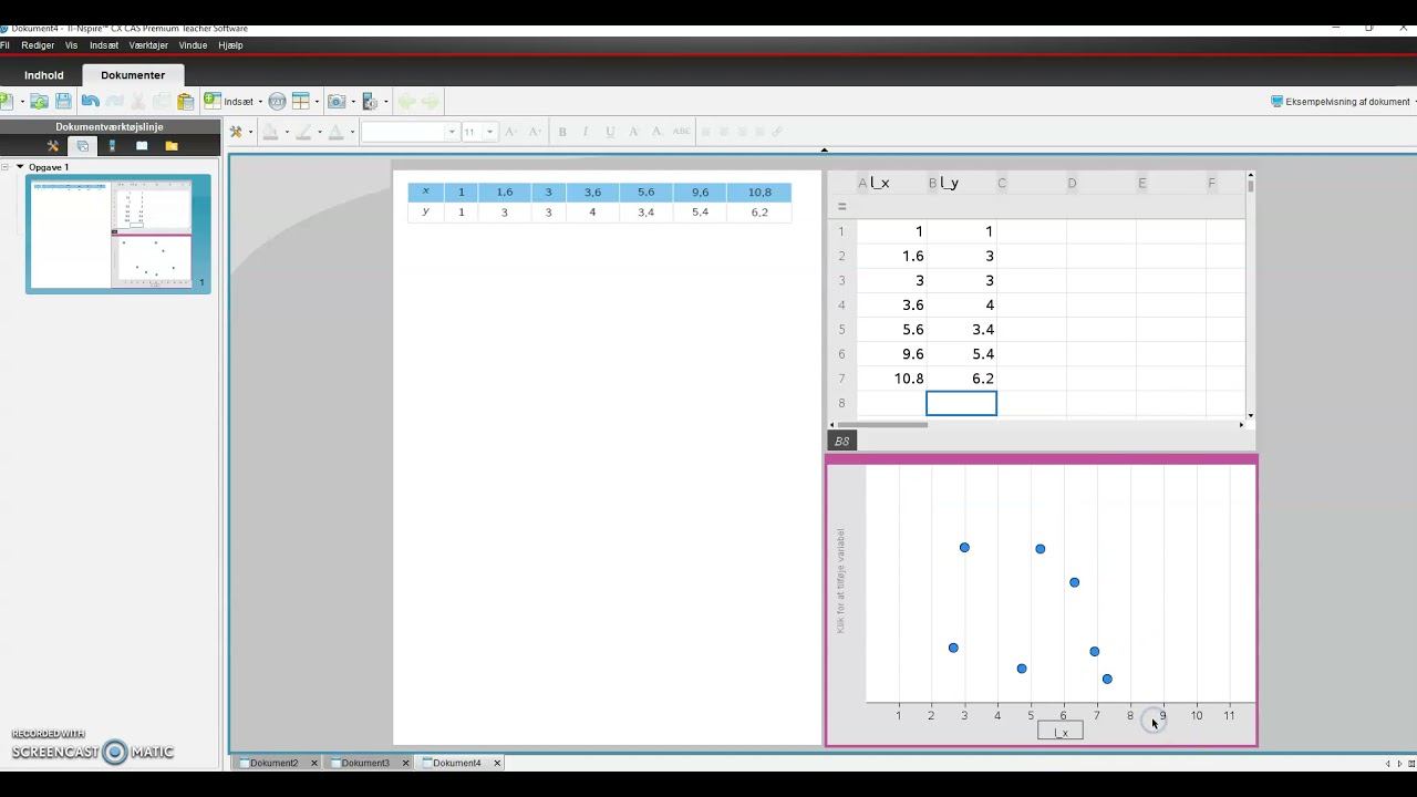 Lineær regression med TI-Nspire - YouTube