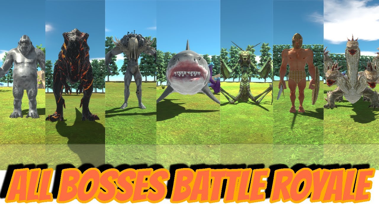 Boss Battle Royale | All Bosses Battle Royale | animal revolt battle ...