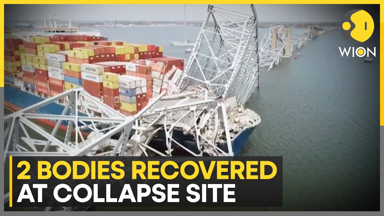 Baltimore Bridge Collapse: Rescuers recover two bodies from wreckage ...