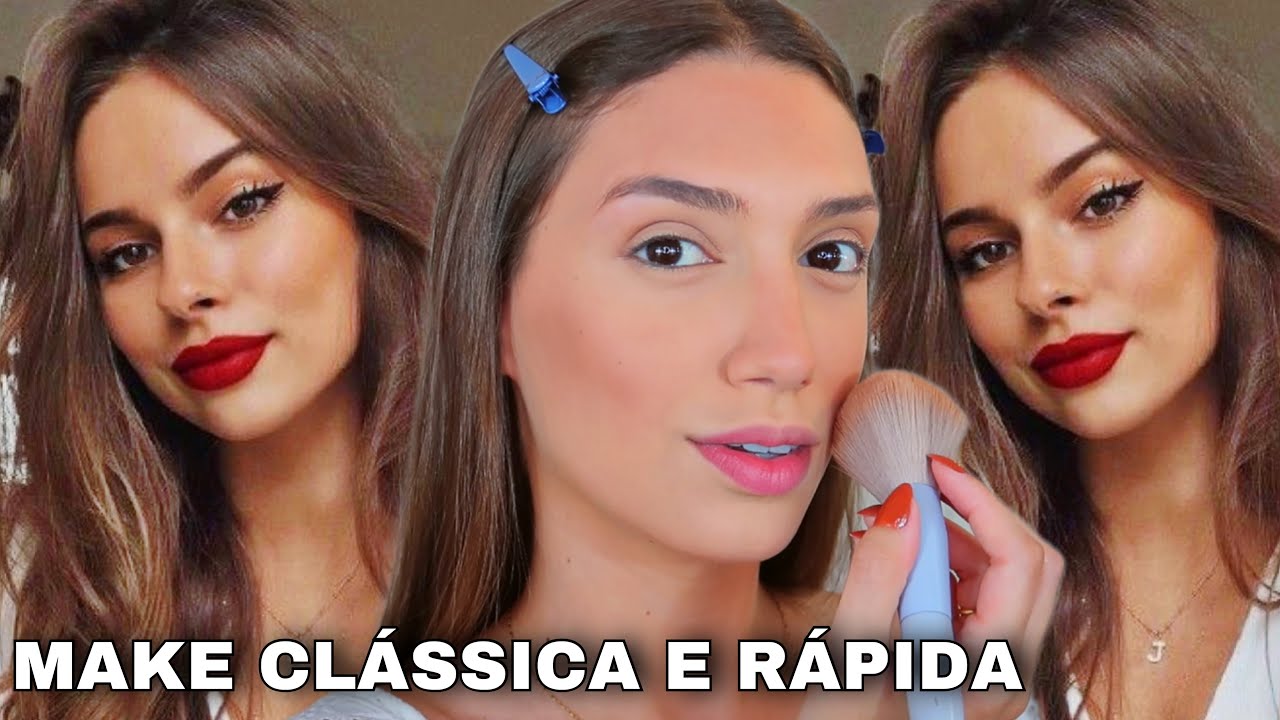 MAQUIAGEM QUE VAI TE SALVAR QUANDO VOCÊ FOR SAIR E *NÃO SOUBER O QUE ...