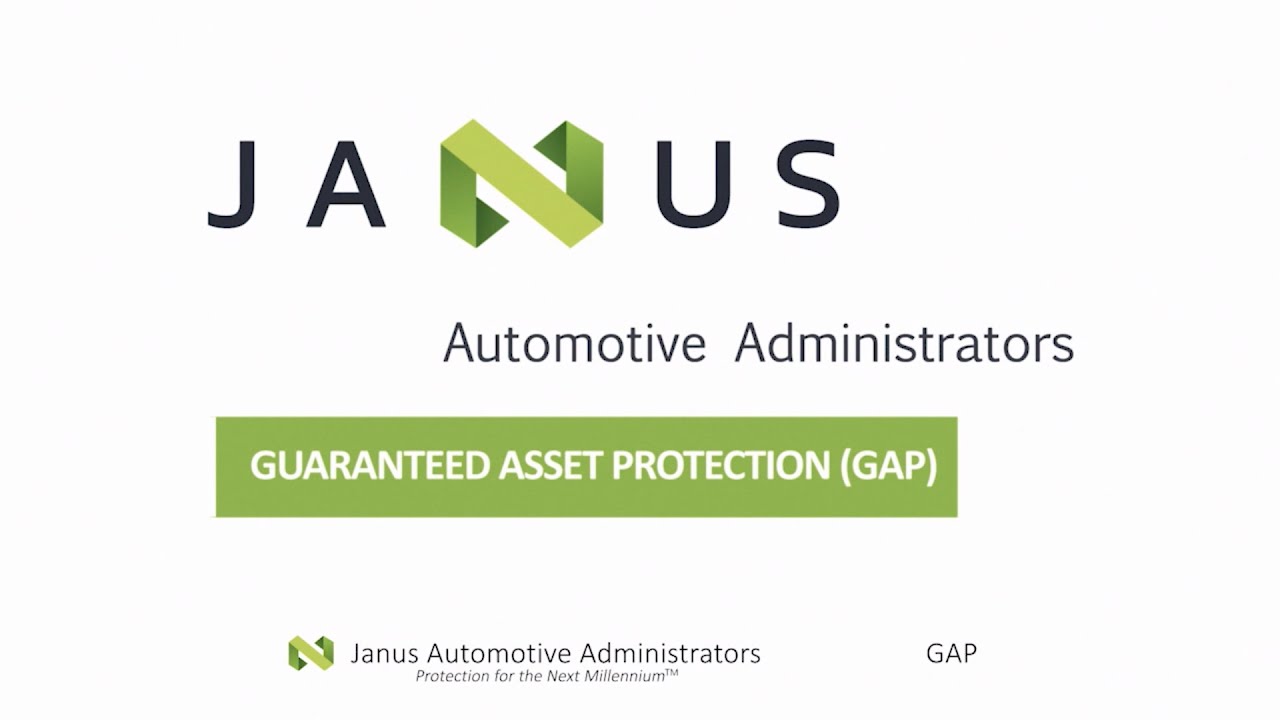 Janus Automotive - (GAP) Guaranteed Asset Protection - YouTube