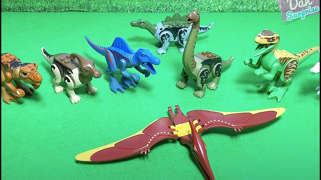 8 Custom LEGO Jurassic World Dinosaurs - YouTube