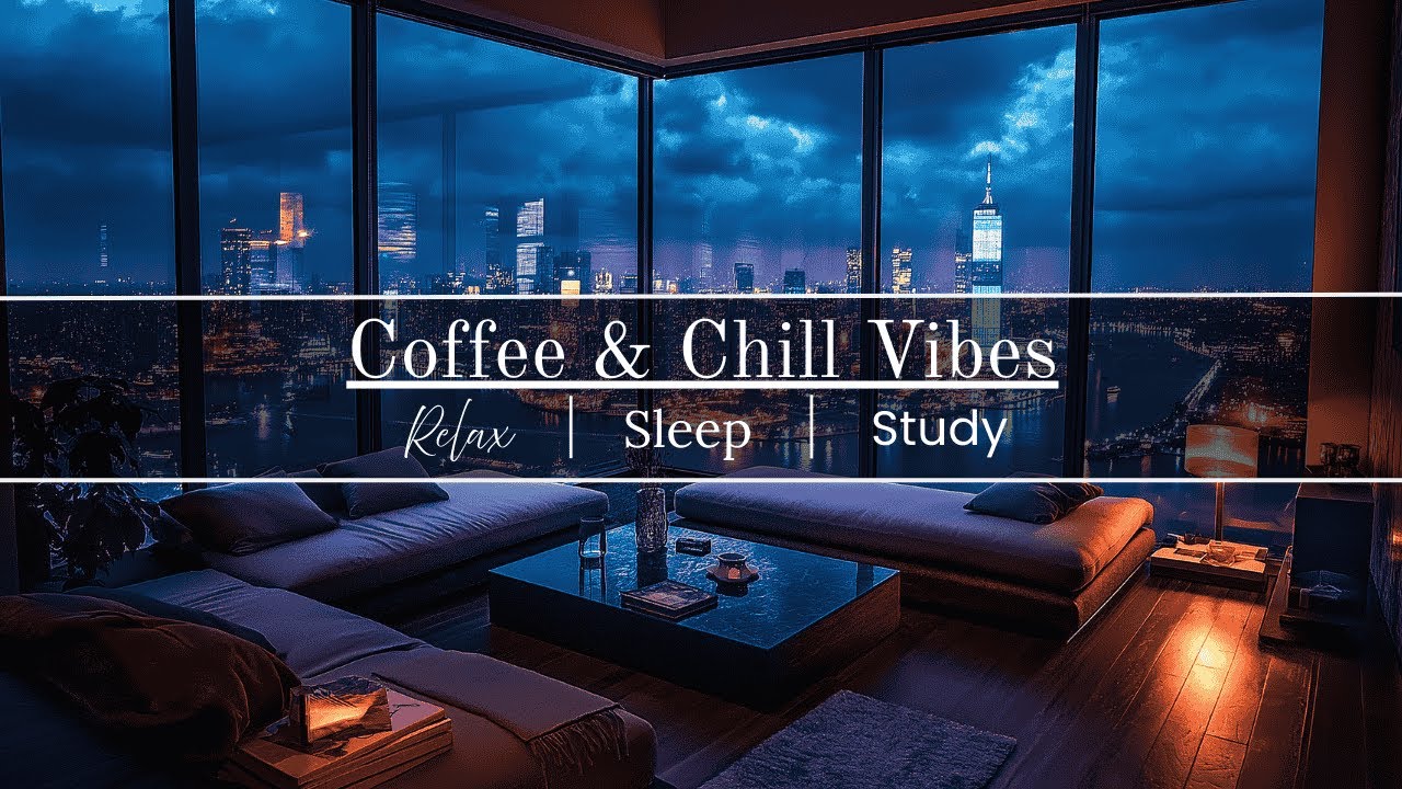 Elegant Rainy Morning | Jazz, Coffee, and Cozy Apartment Feels | 100% ...
