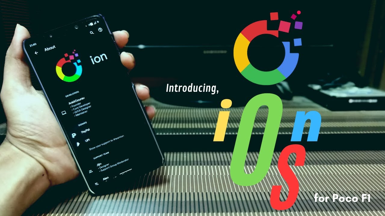 iOn OS based on Android 10 | ft. POCO F1 | Review and Walkthrough ...