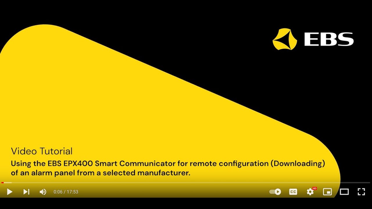 Using EPX400 Smart Communicator for remote configuration (Downloading ...