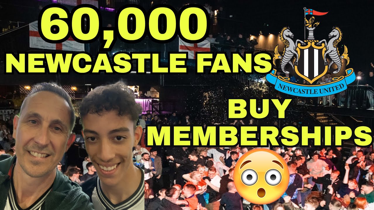 CRAZY 60,000 NEWCASTLE FANS QUEUE FOR MEMBERSHIP + TRANSFER NEWS # ...
